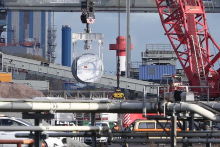 Castor Container Unloaded Nuclear Fuel Carrier Editorial Stock Photo ...