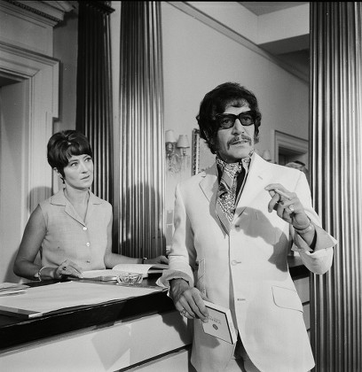 Mary Mitchell Hotel Receptionist Peter Wyngarde Editorial Stock Photo ...