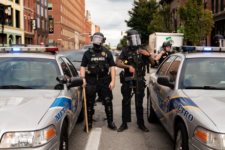 Police Block Off Road Make Sure Editorial Stock Photo - Stock Image ...