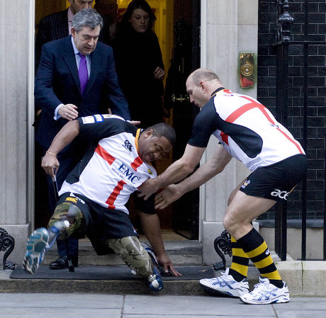 British Prime Minister Gordon Brown Lawrence Editorial Stock Photo ...