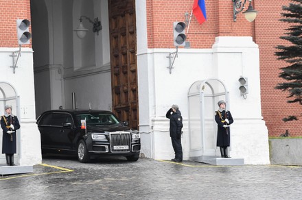 Aurus Senat Car Russian President Vladimir Editorial Stock Photo ...