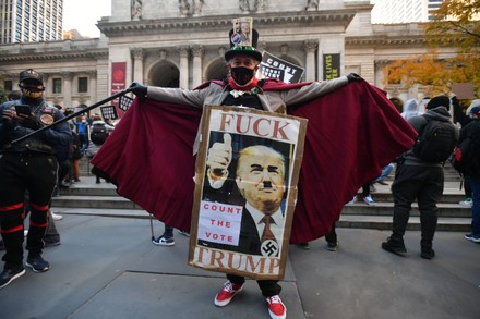 'Count Every Vote' rally, New York, USA - 04 Nov 2020 Stock Pictures ...