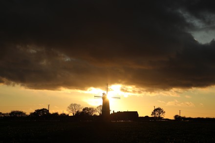 Bircham Windmill Great Bircham Norfolk Seen Editorial Stock Photo ...