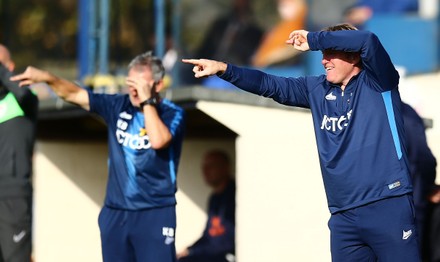 Stuart Mccall Manager Bradford City Gestures Editorial Stock Photo ...