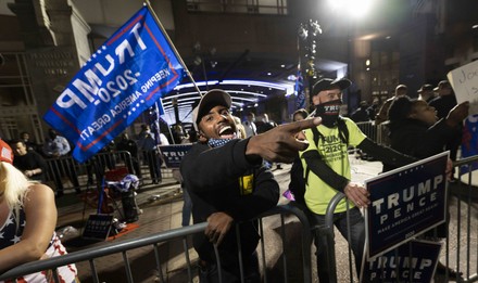 Donald Trump Supporter Yells People Supporting Editorial Stock Photo ...