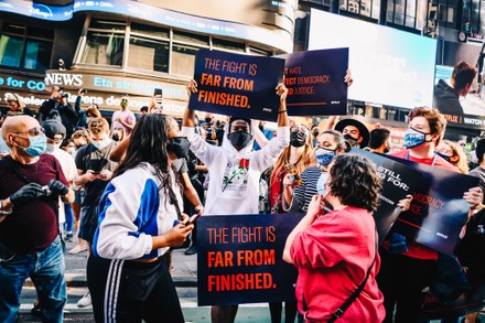 Post-US presidential election celebrations, New York, USA - 07 Nov 2020 ...