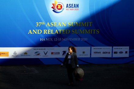 __COUNT__ The 37th ASEAN summit and related summits in Hanoi preparations, Viet Nam - 09 Nov ...