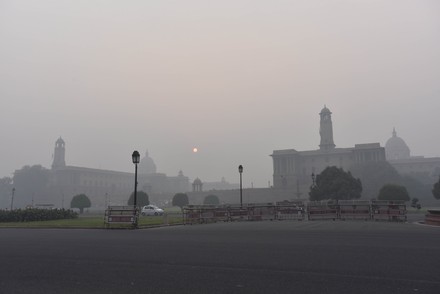 View Secretariat Buildings Shrouded Heavy Smog Editorial Stock Photo ...