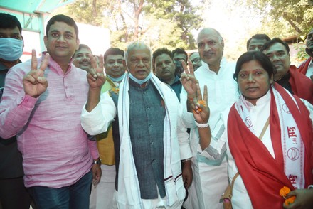 Ham Party President Jitanram Manjhi Celebrates Editorial Stock Photo ...