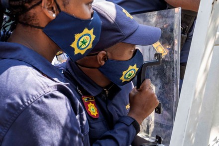 Two Members Saps South African Polcie Editorial Stock Photo - Stock ...