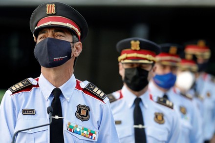 Catalan Police Mossos Desquadras Major Jose Editorial Stock Photo ...