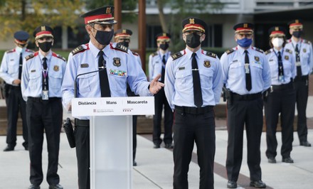 Catalan Police Mossos Desquadras Major Jose Editorial Stock Photo ...
