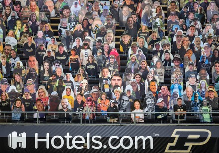 Cardboard Cutouts Purdue Student Section During Editorial Stock Photo ...