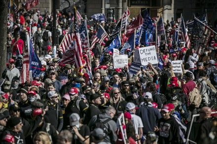 Million Maga March Thousands Trump Supporters Editorial Stock Photo ...