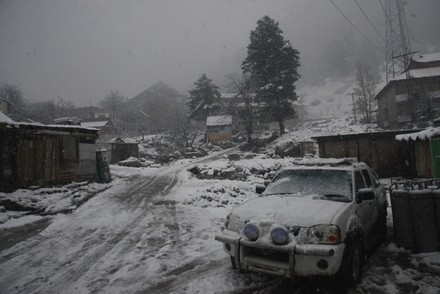 Attractive Beautiful Mesmerizing View Heavy Snow Editorial Stock Photo ...
