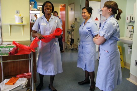 Health Care Assistants Peterborough District Hospital Editorial Stock ...