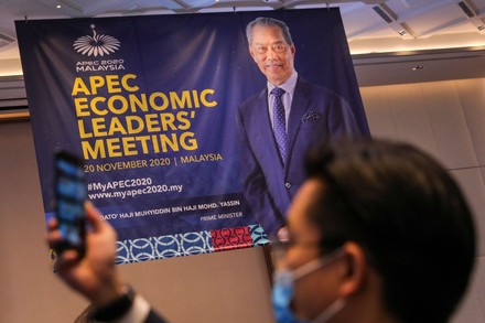 Officer Takes Picture During Virtual Apec Editorial Stock Photo - Stock ...