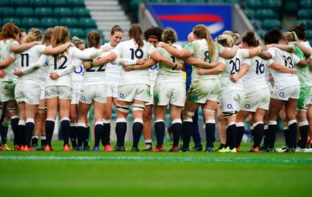 England Women Huddle After Their Last Editorial Stock Photo - Stock ...