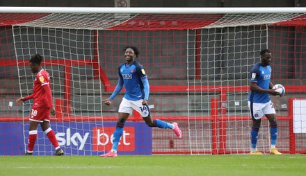 Carlisles Joshua Kayode Celebrates Scoring Second Editorial Stock Photo ...
