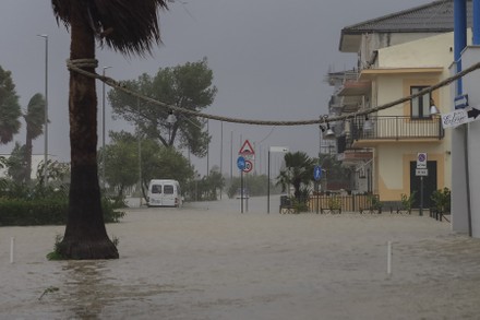 Corigliano Rossano Flooding Landslides Landslides Whole Editorial Stock ...