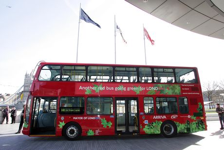 Worlds First Double Decker Hybrid Bus Editorial Stock Photo - Stock ...