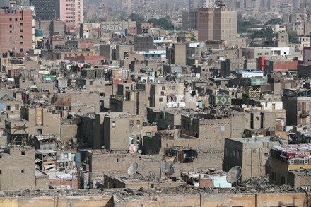 Aerial View Slums Bulaq Cairo Egypt Editorial Stock Photo - Stock Image ...