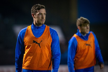 Afc Wimbledon Defender Ben Heneghan Making Editorial Stock Photo ...