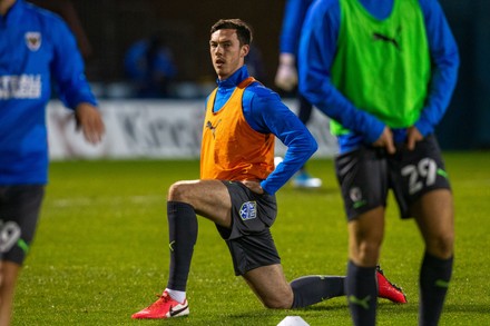 Afc Wimbledon Defender Ben Heneghan Making Editorial Stock Photo ...
