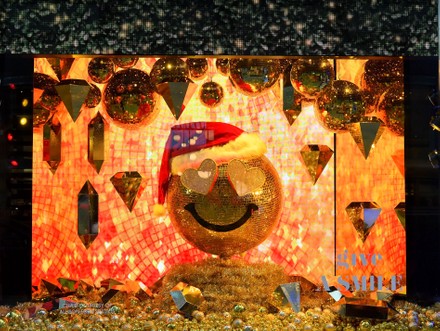 Bloomingdales Holiday Window Display Editorial Stock Photo - Stock ...
