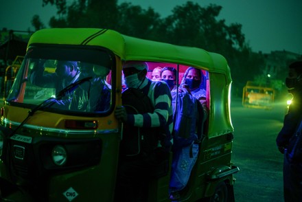 Share Auto Rickshaw Carrying Passengers Sitting Editorial Stock Photo ...