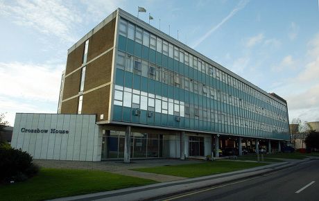 Crossbow House Slough Building Featured Title Editorial Stock Photo ...