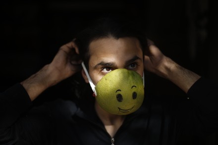 Two Palestinian Brothers Make Face Masks Editorial Stock Photo - Stock ...