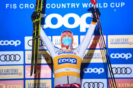 Erik Valnes Norway Celebrates On Podium Editorial Stock Photo - Stock ...