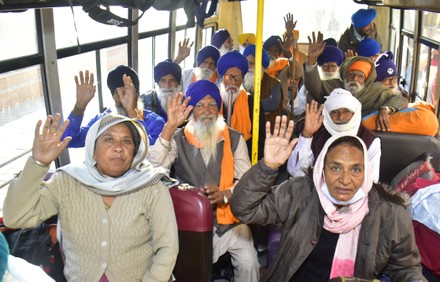 Members Sikh Jatha Seated Bus They Editorial Stock Photo - Stock Image ...