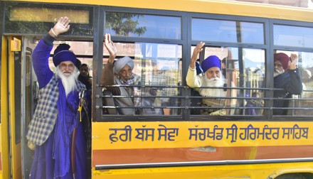 Members Sikh Jatha Cheer Inside Bus Editorial Stock Photo - Stock Image ...