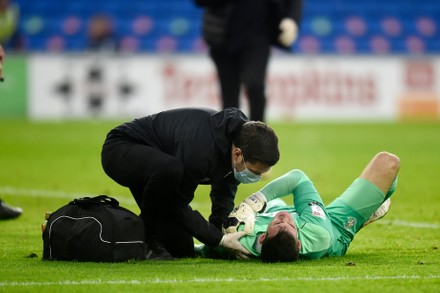Luton Keeper Simon Sluga Receives Medical Editorial Stock Photo - Stock ...