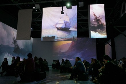 __COUNT__ Russia Moscow Ivan Aivazovsky Immersive Multimedia Exhibition ...