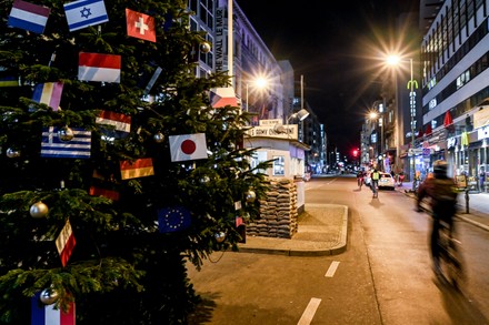 __COUNT__ Christmas tree at Checkpoint Charlie in Berlin, Germany - 30 ...