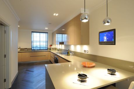 Stunning Kitchen Cabinets By Bontempi Cucine Editorial Stock Photo ...
