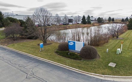 Aerial Photo Made Drone Shows Pfizer Editorial Stock Photo - Stock ...
