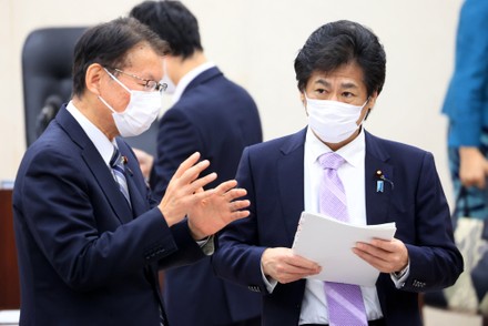 Japanese Health Minister Norihisa Tamura attends Lower House's health ...