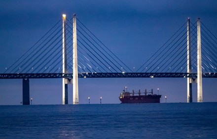 Oresund Bridge Giant Advent Candlestick On Editorial Stock Photo ...