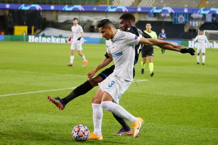 Soccer Cl Club Brugge Vs Fc Zenit, Brugge, Belgium - 02 Dec 2020 Stock ...
