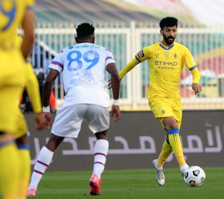 Alnassrs Player Osama Al Khalaf R Editorial Stock Photo - Stock Image ...