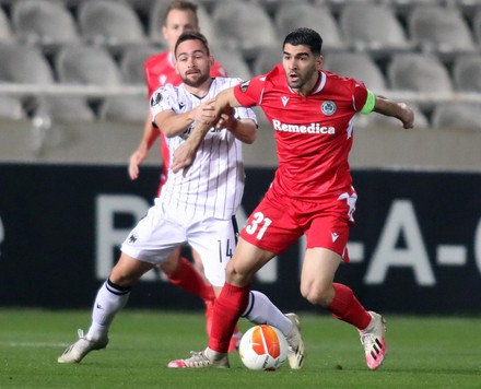 Omonoia Nicosia vs PAOK FC, Cyprus - 03 Dec 2020 Stock Pictures ...