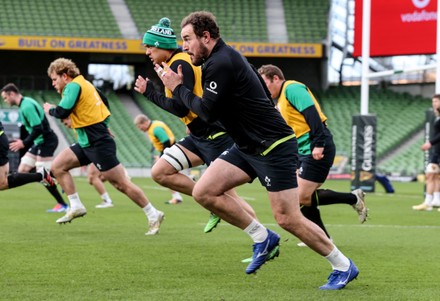 Ireland Rugby Captain's Run, Aviva Stadium, Dublin - 04 Dec 2020 Stock ...