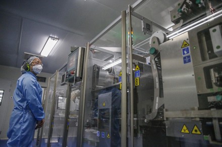 Staff Member Works Primary Packaging Workshop Editorial Stock Photo ...