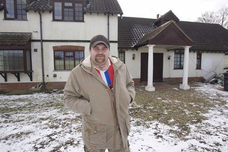 __COUNT__ Lottery winner, Michael Carroll outside his derelict home ...