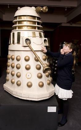 Young Girl Examines Imperial Dalek Mk2 Editorial Stock Photo - Stock ...