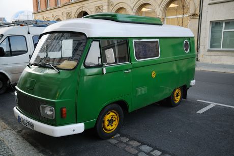 Old East German Camper Van Berlin Editorial Stock Photo - Stock Image ...